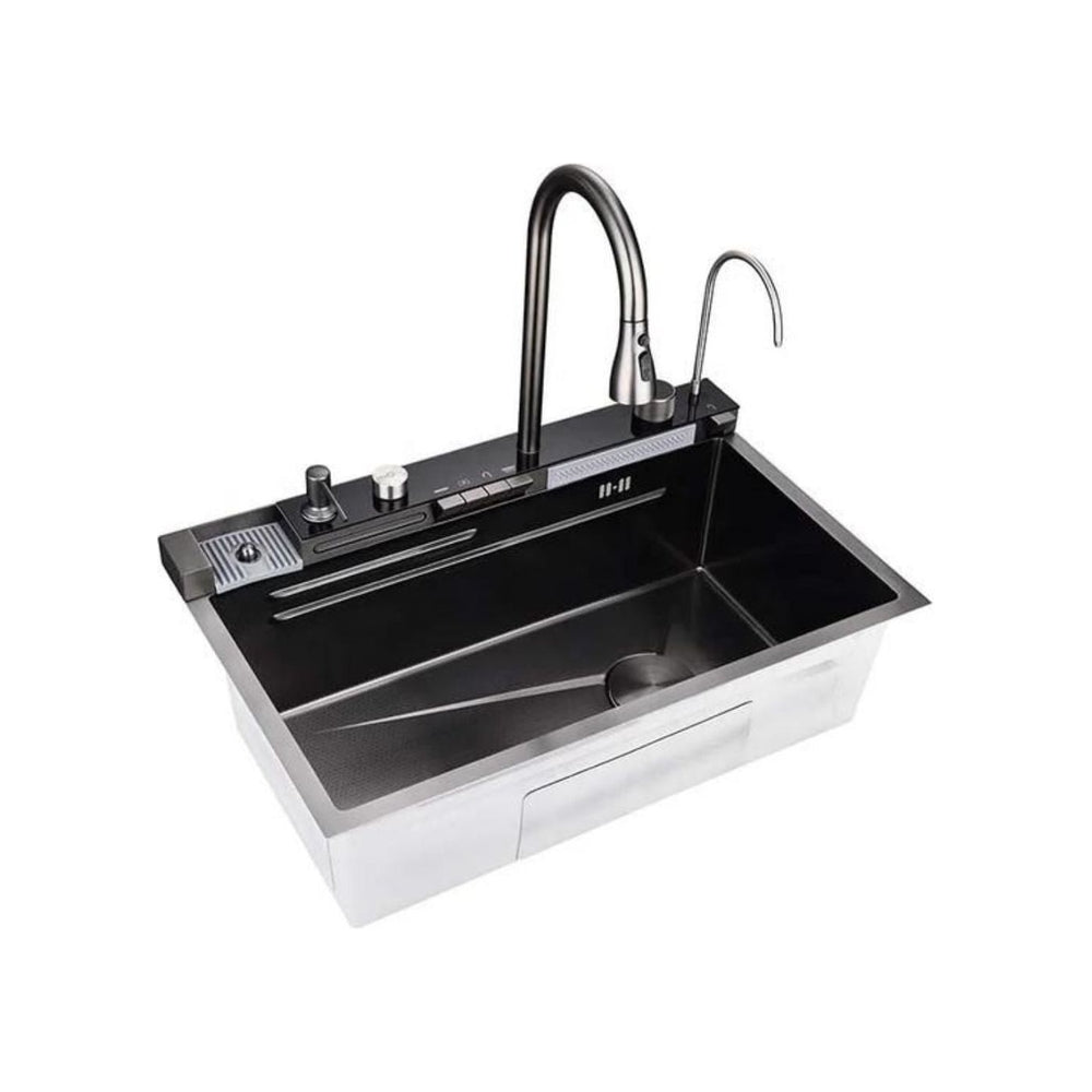 Modern Multi-Functional Kitchen Sink with LED & Temp Control