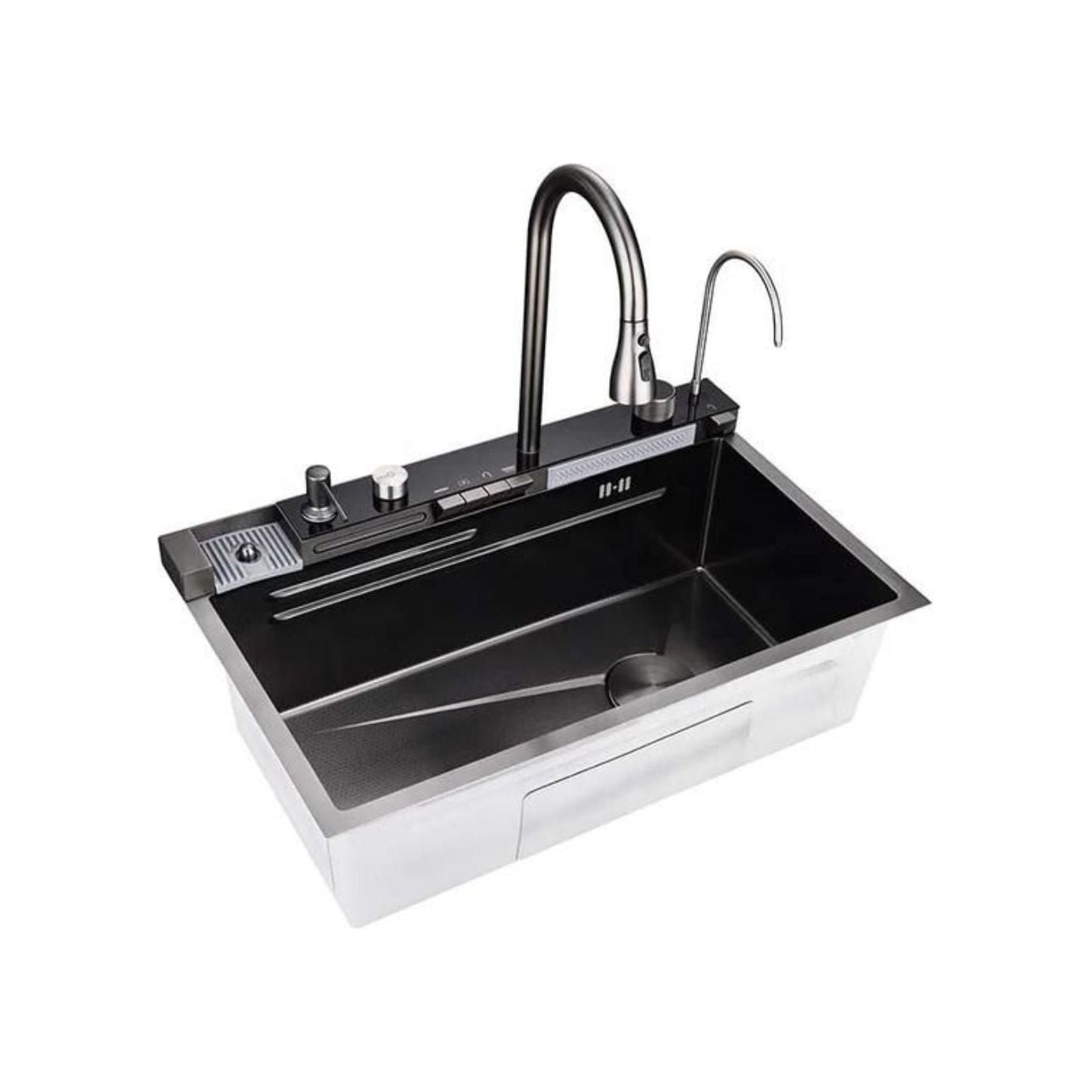 Decorum & Co - Modern Multi-Functional Kitchen Sink with LED & Temp Co